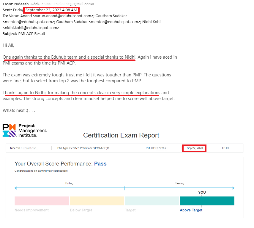 PMP Testimonial | Eduhubspot